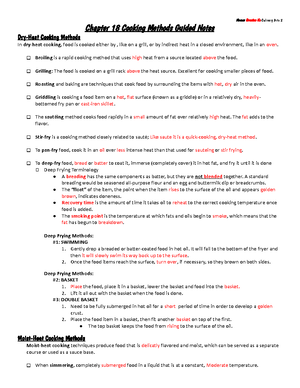 Culinary Tools and Culinary Equipment Worksheet - Culinary Tools ...