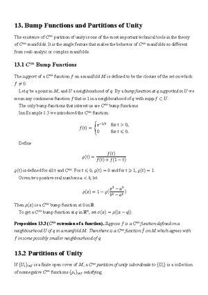 1 Smooth Functions on a Euclidean Space - 1. Smooth Functions on a Euclidean Space The calculus ...