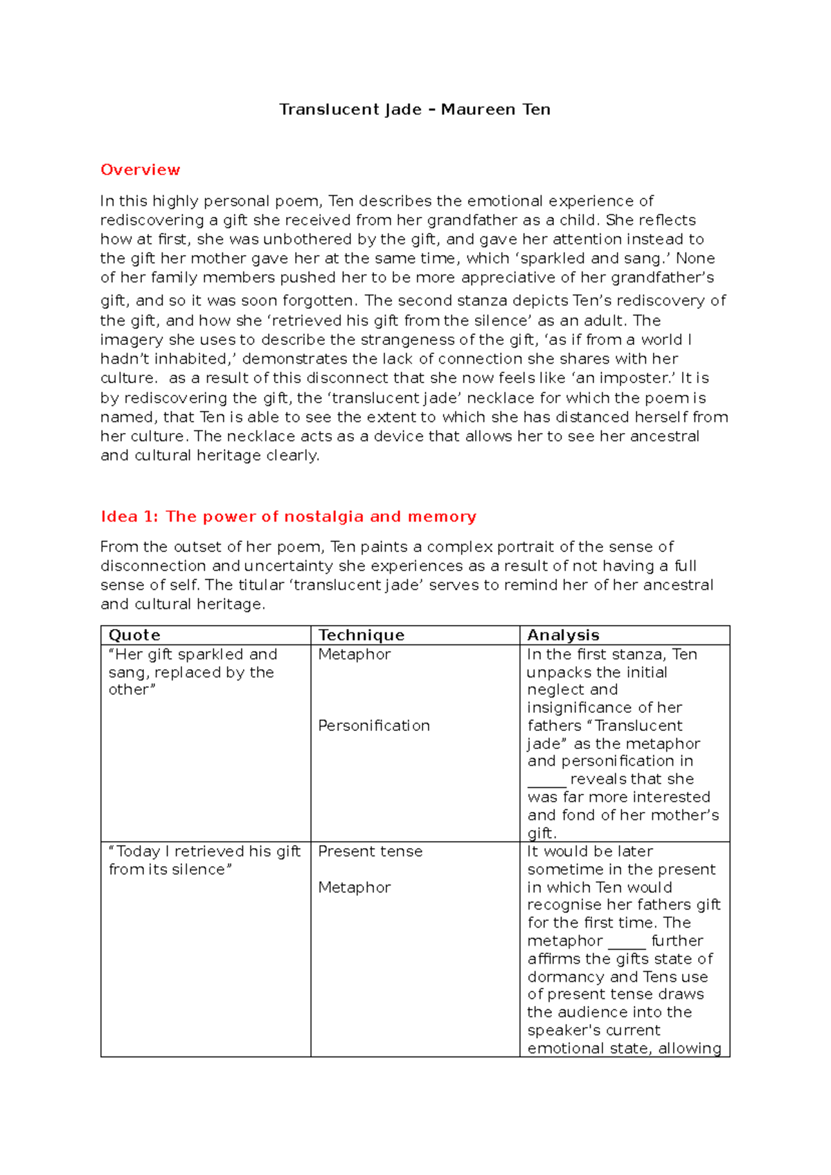 Translucent Jade - Maureen Ten - Translucent Jade – Maureen Ten ...