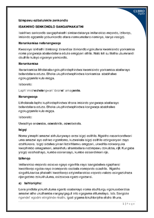 Ngingoweliba - FAL isizulu - INKONDLO: NGINGOWELIBA NL LUTHULI Funda ...