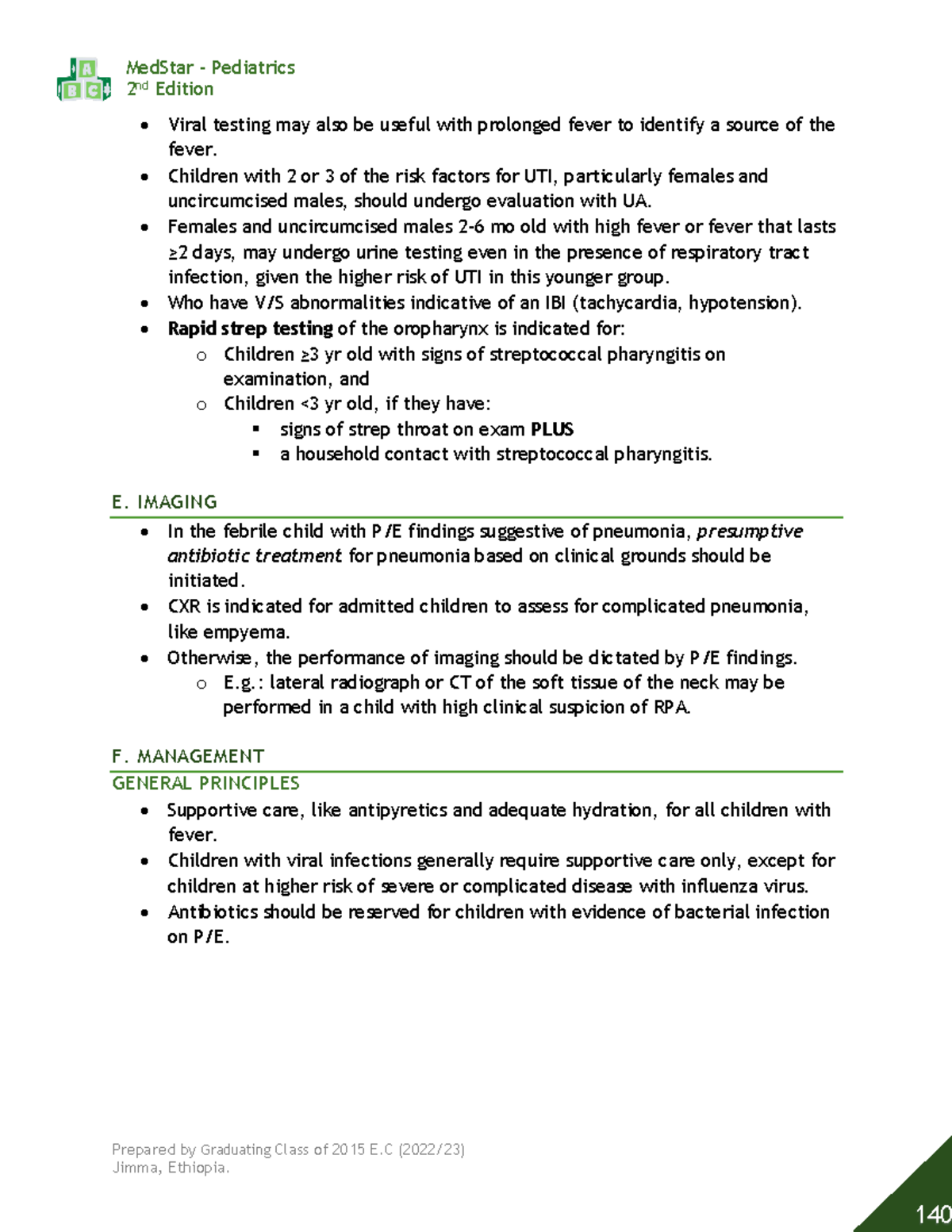 Medstar Pediatrics - 2nd Edition-6 Lecture Notes - 2 nd Edition ...