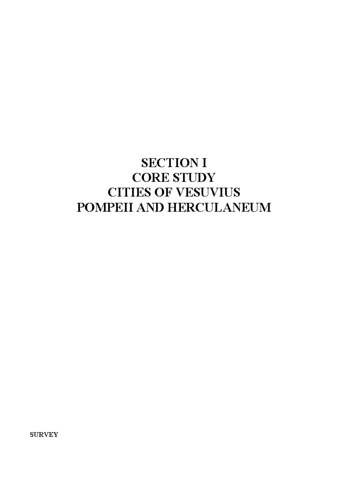 Elleshia Final Y12 Ancient Course Notes - SECTION I CORE STUDY CITIES ...