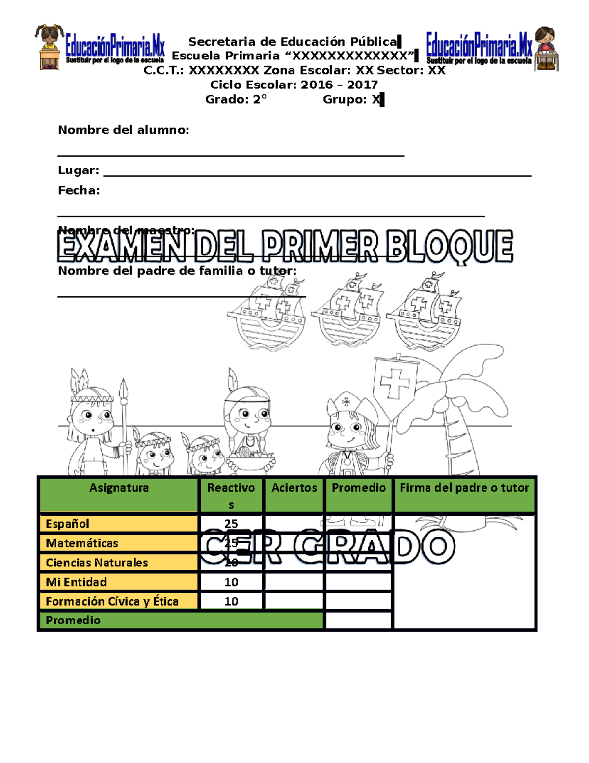 Examen Práctica - ####### Secretaria de Educación Pública ...