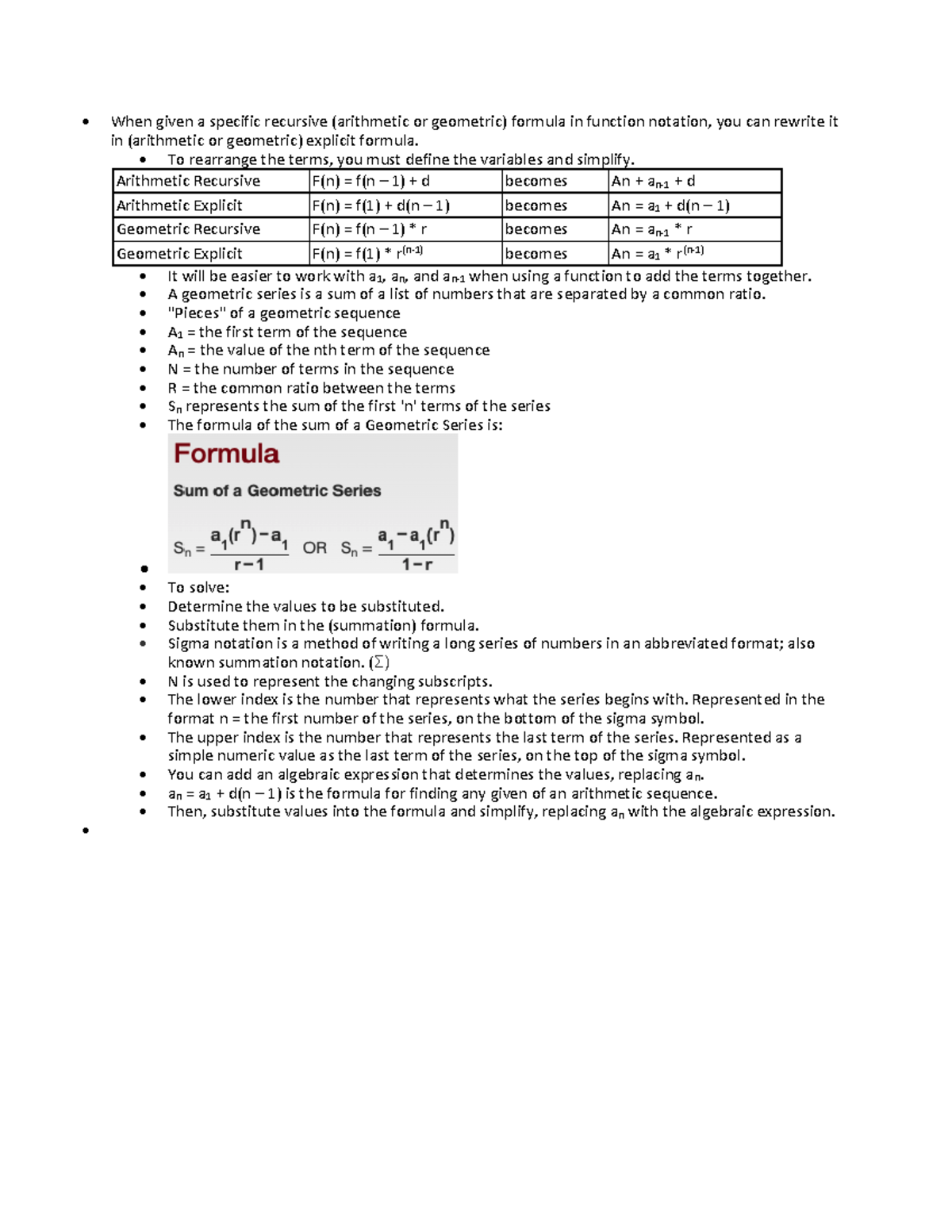 03.07 Honors Segment one Activity Part B - When given a specific ...