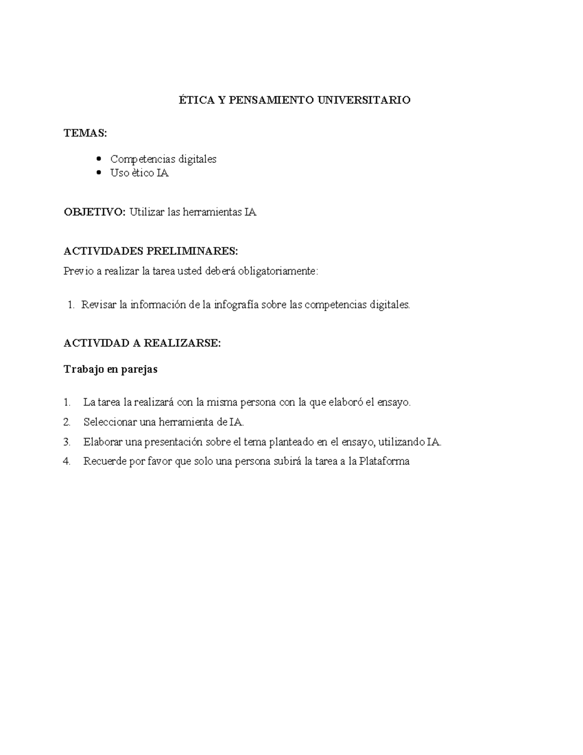 TEMA 1 Unidad 2 IA - Es para apoyo - ÉTICA Y PENSAMIENTO UNIVERSITARIO ...