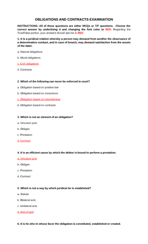 Contracts - summary and explanations - Title II - Contracts Chapter 1 – General Provisions ...
