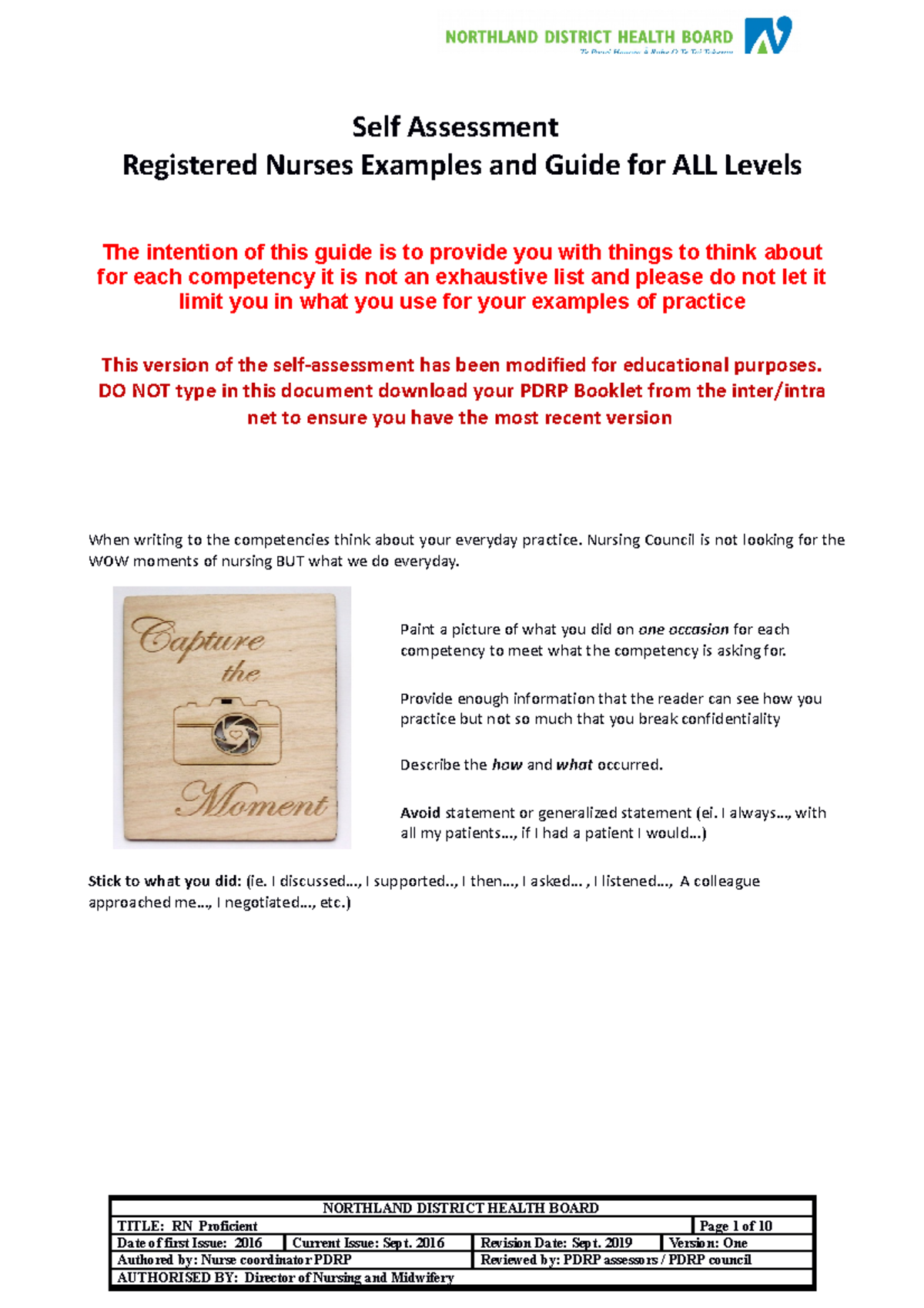 RN-Self-Assessment-examples - Self Assessment Registered Nurses ...