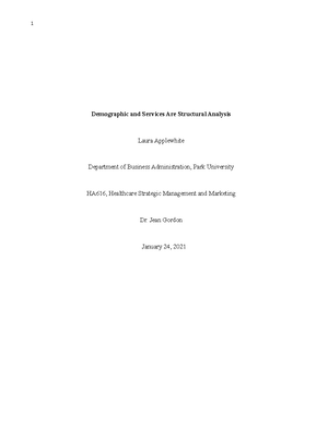 Unit 2 Application Assignment - Service Area Structural Analysis Table - There will likely be a ...