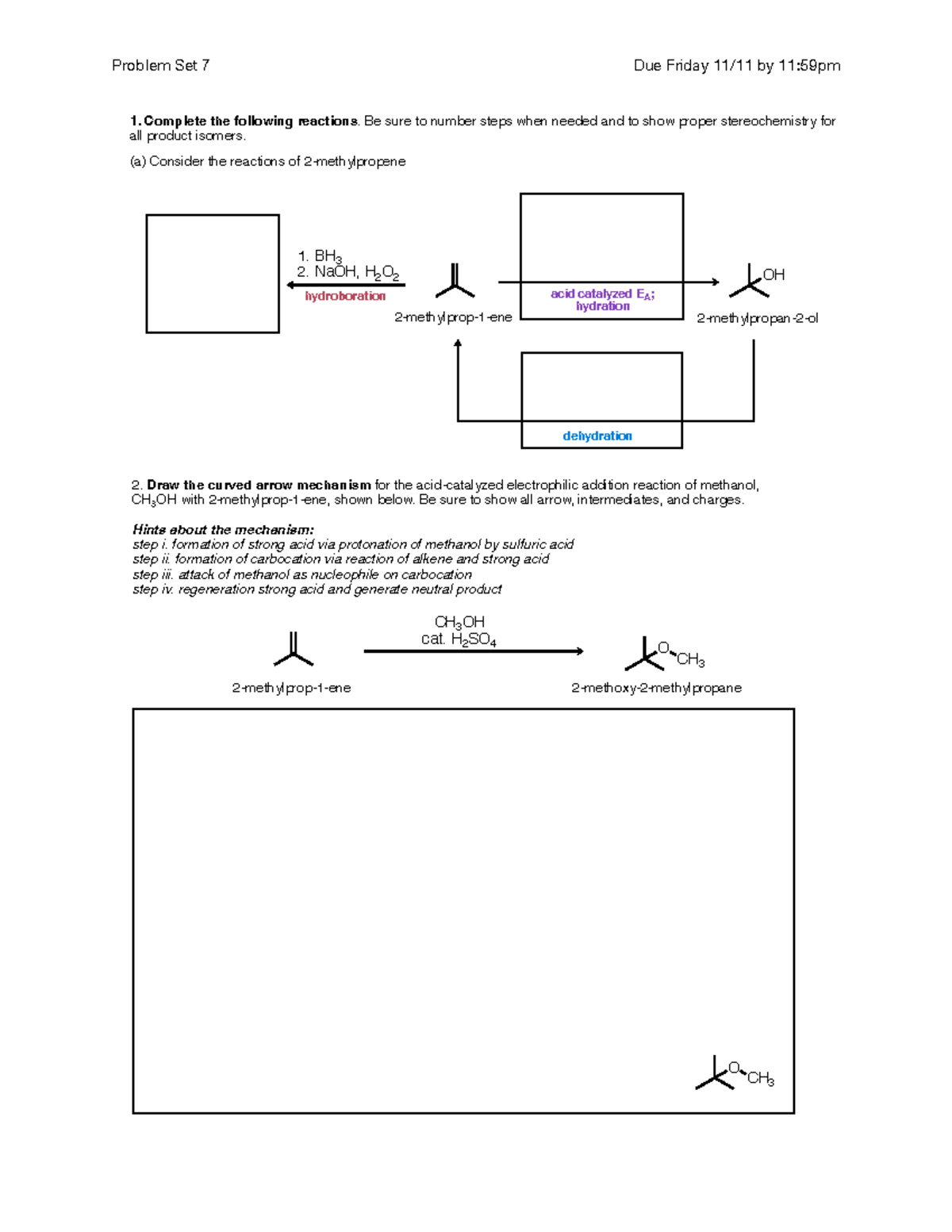 Problem Set 7 - This is the REAL coursework. - Problem Set 7 Due Friday ...