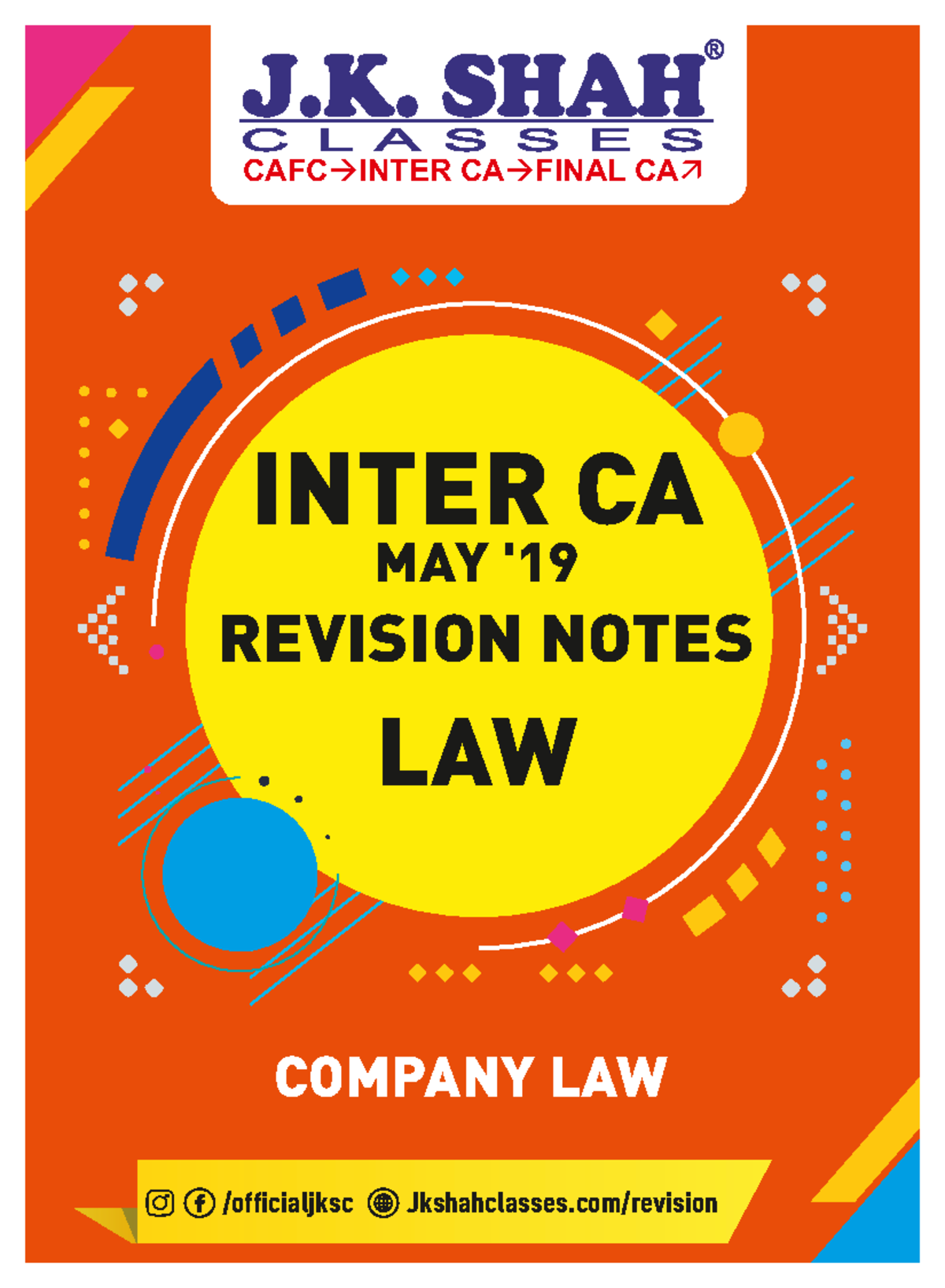 Inter-law-1 - CAFC INTER CA FINAL CA INTER CA LAW REVISION NOTES MAY ...