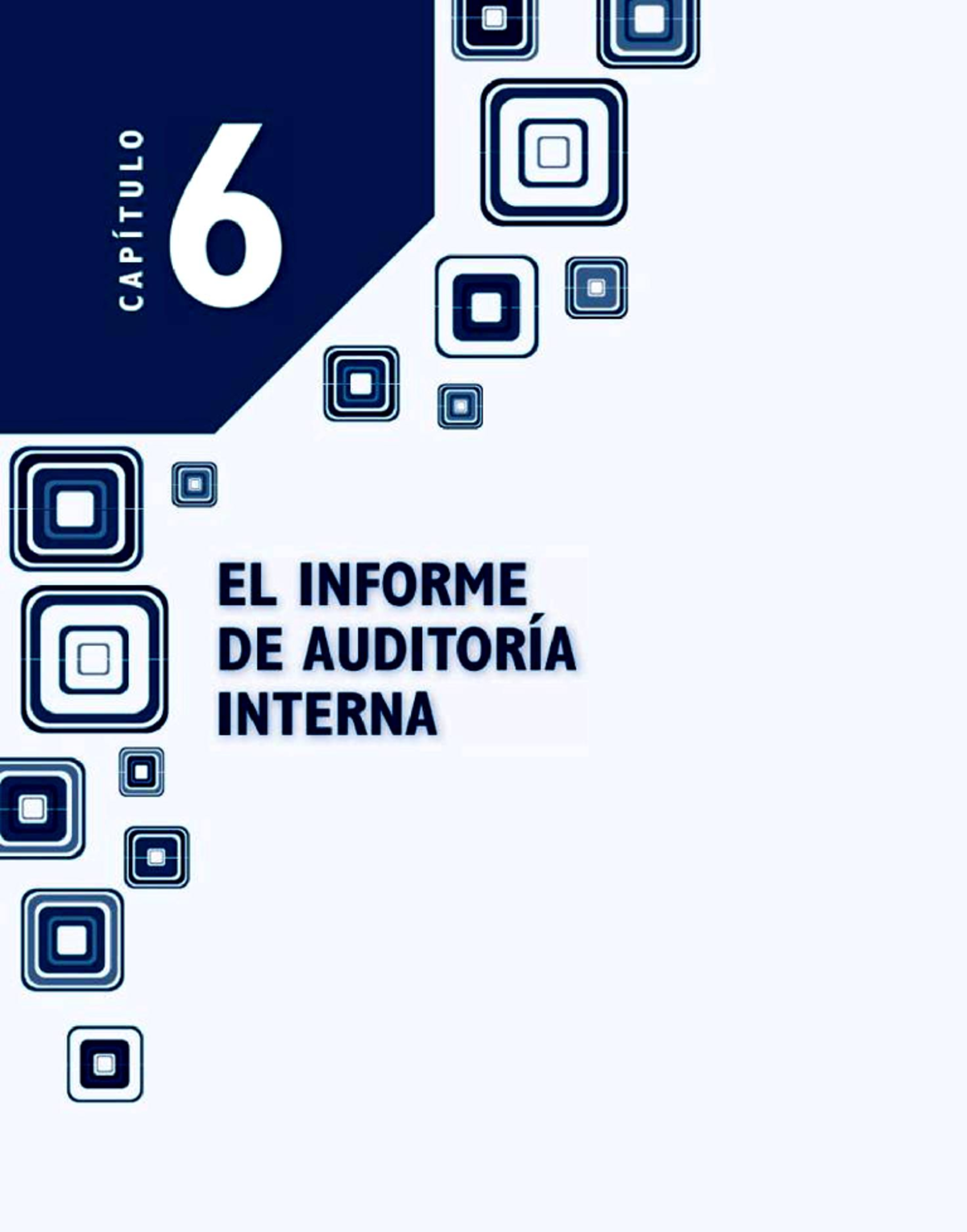 Informe de auditoria interna - EL INFORME DE AUDITORÍA INTERNA V. OBJETIVOS RESUMEN D EL ...