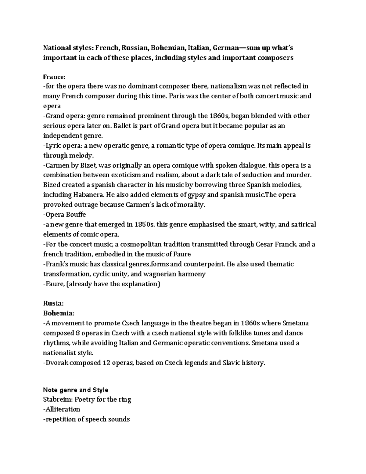 Untitled document-9 - Lecture Note with Dr. Levin - National styles ...