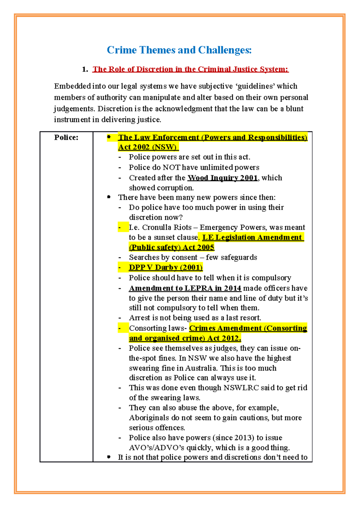 Crime Themes and Challenges - Crime Themes and Challenges: The Role of ...