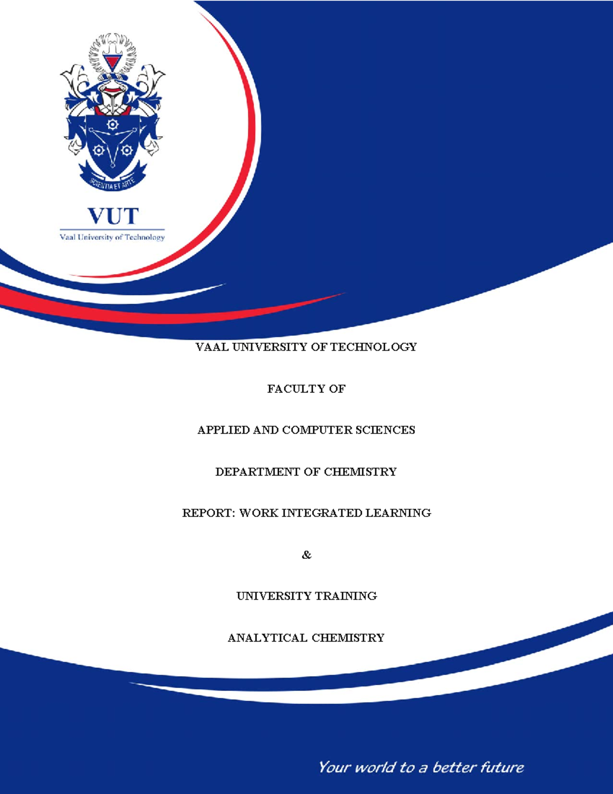 WIL-Guidelines - a will guideline for in-service training - VAAL ...