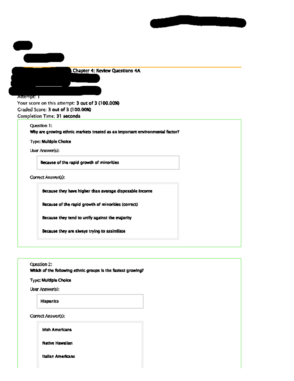 Chapter 4 Review Questions 4a - MKTG 351 - Studocu