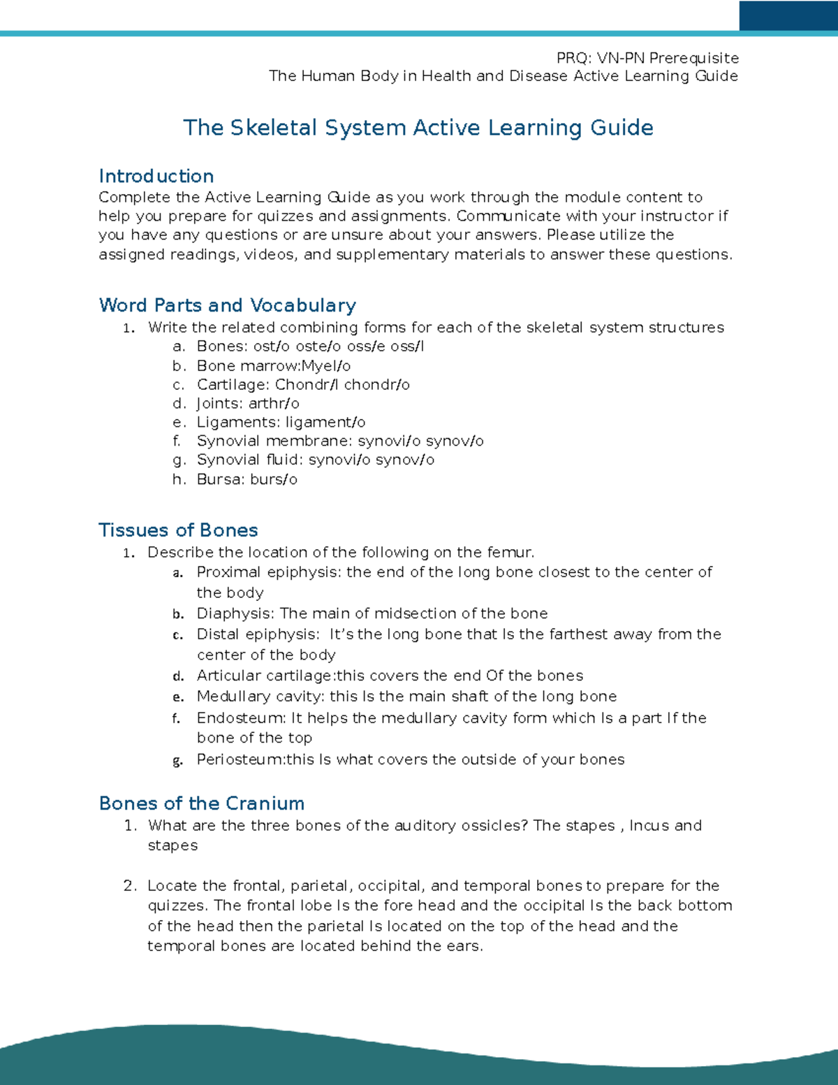 Skeletal+System+Active+Learning+Guide-Updated copy - The Human Body in ...