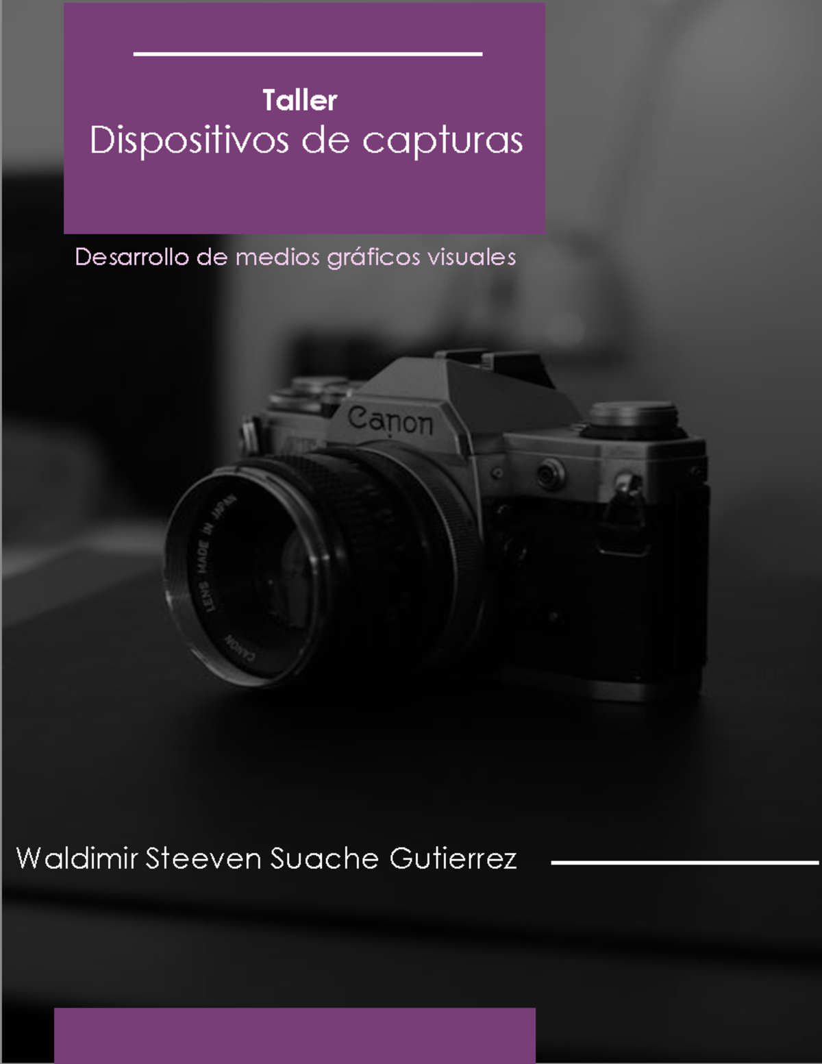 GA2 291301083 AA1 EV01 - Captura y producción fotográfica 01 Dispositivos de capturas Taller ...