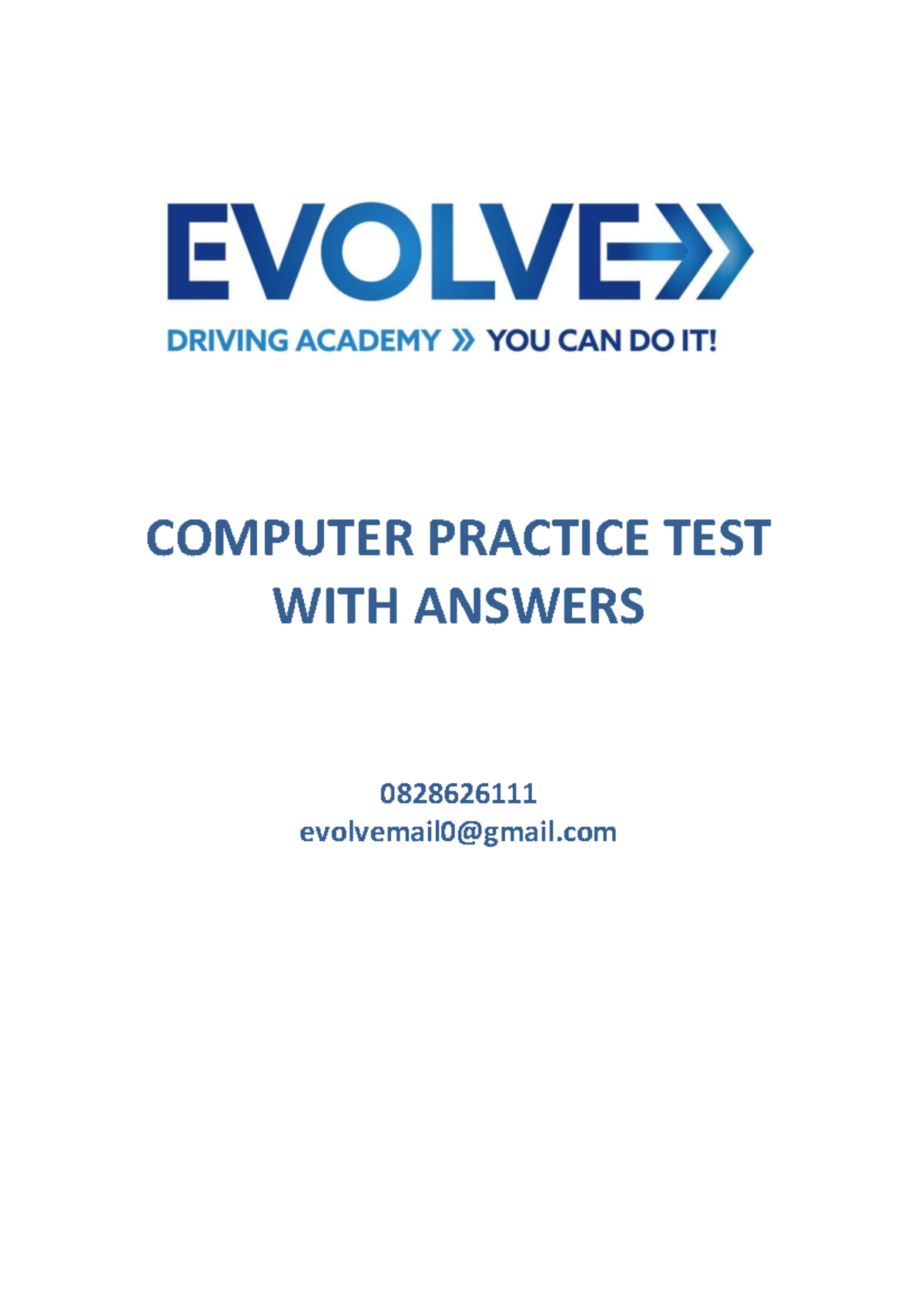 Evolve Mock Computer Test with Answers 230711 173349 - COMPUTER ...
