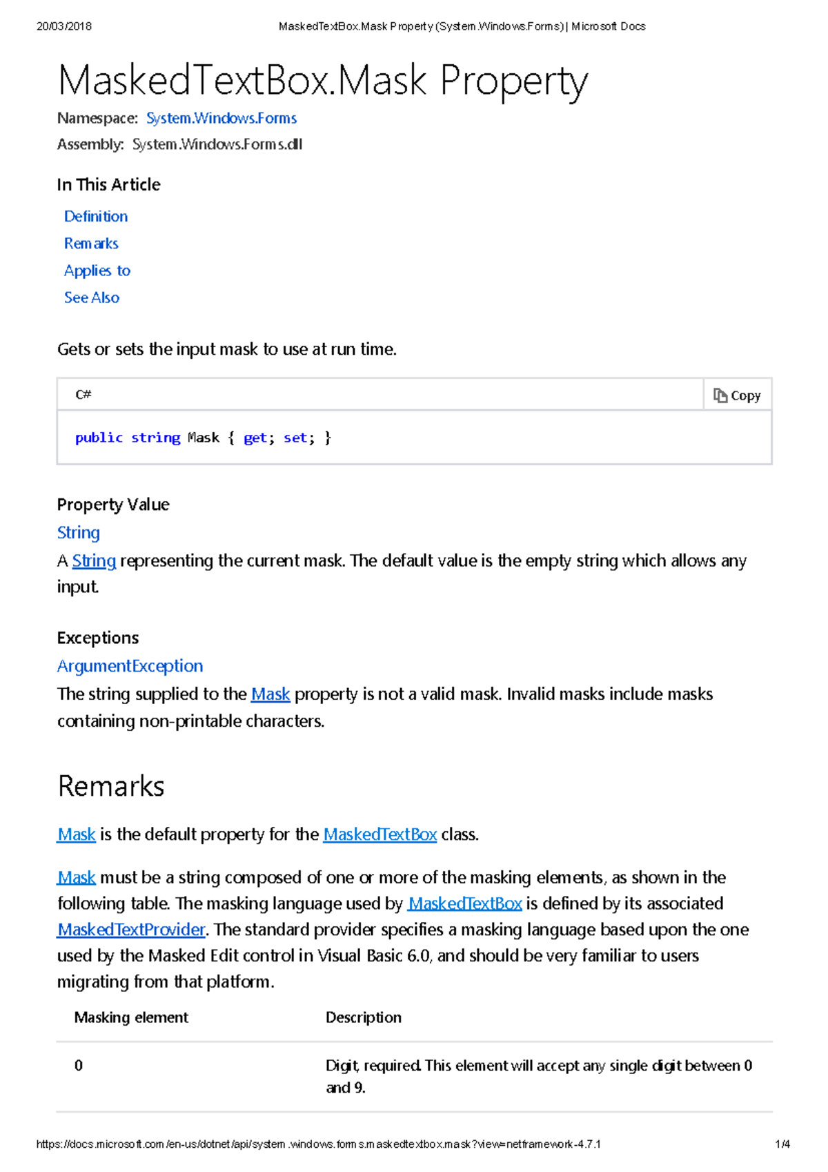 Masked Text Box Mask Matéria Programação 2 Maskedtextbox Property Namespace Systemwindows