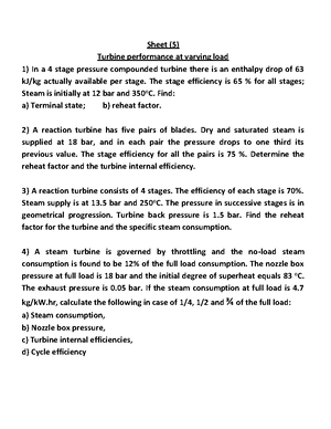 Chap 4 Steam Cycles pdf - Chapter IV STEAM CYCLES Simple Steam Power Stations Applications of ...