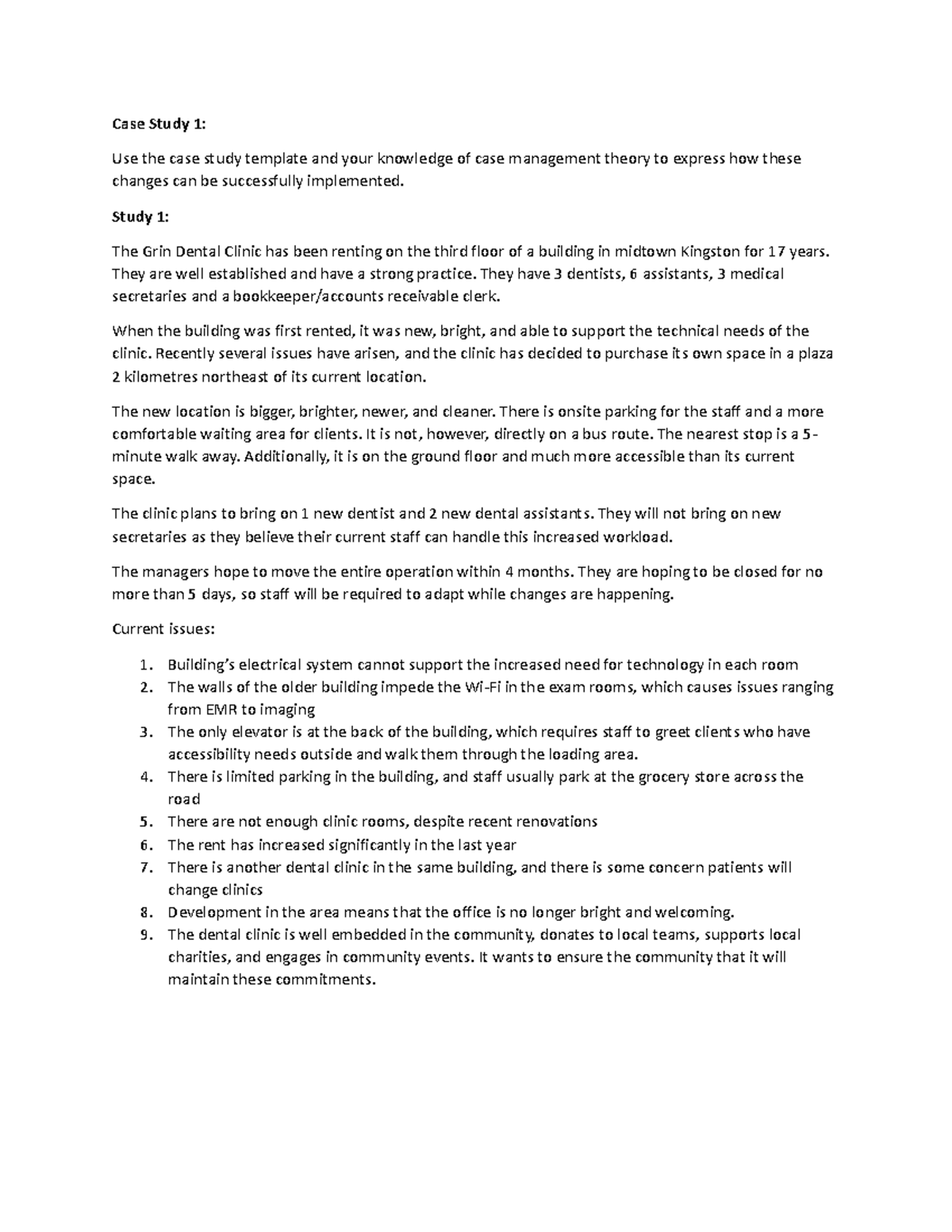 Admin 5000-Case Study 1-GRIN - Case Study 1: Use the case study ...