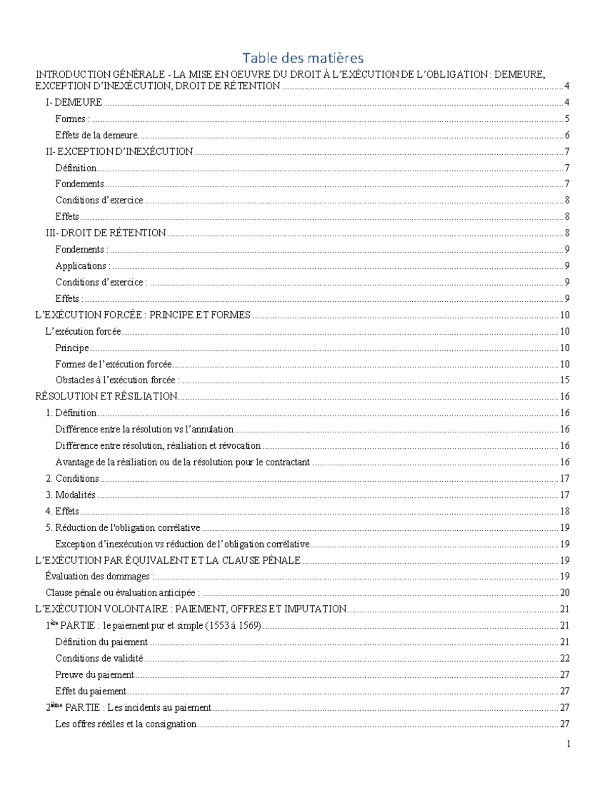 Note de cours, document final - Warning: TT: undefined function: 32 Table des matières EXCEPTION ...