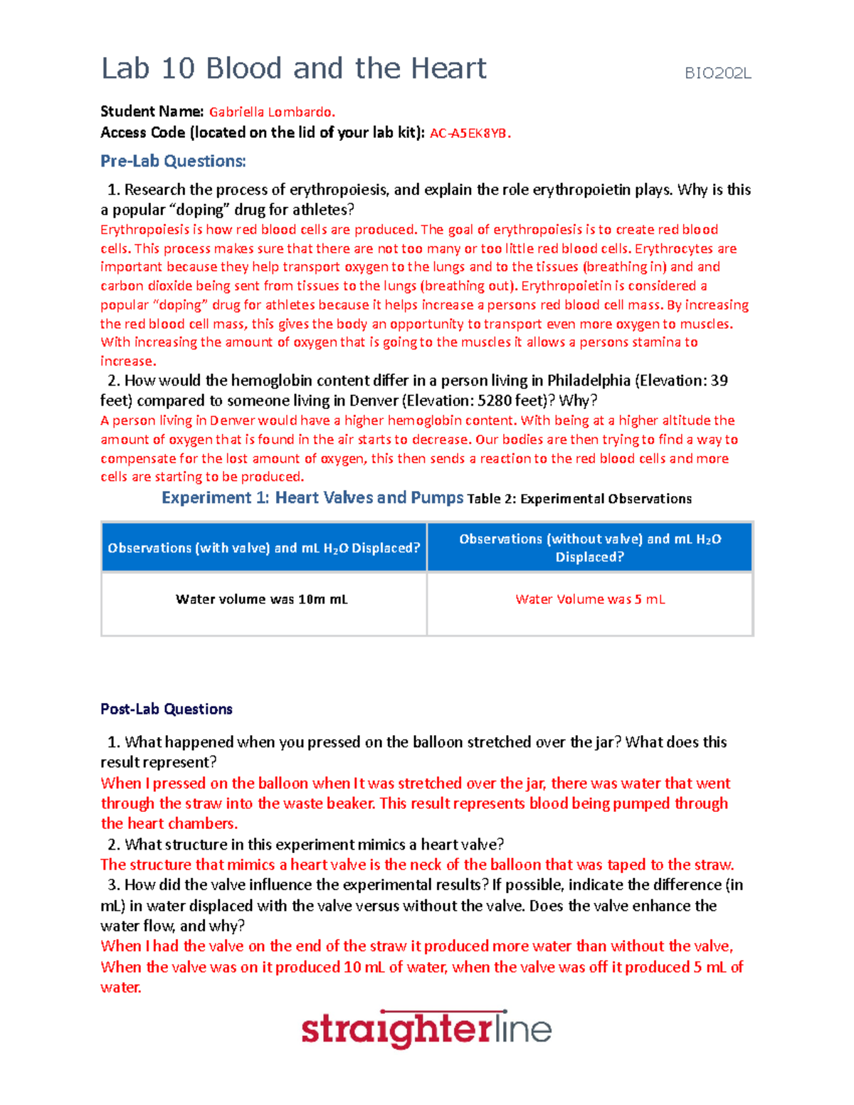 Lab 10 Lombardo Worksheet - Student Name: Gabriella Lombardo. Access ...