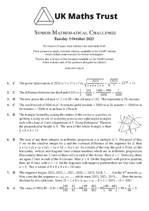 Sequences easy - Math - Page 1 of 5 Sequences Question Paper Course ...