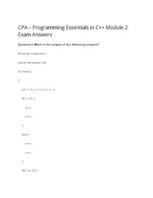Cisco C++ Module NO - Important - 1.1. Natural language vs programming ...