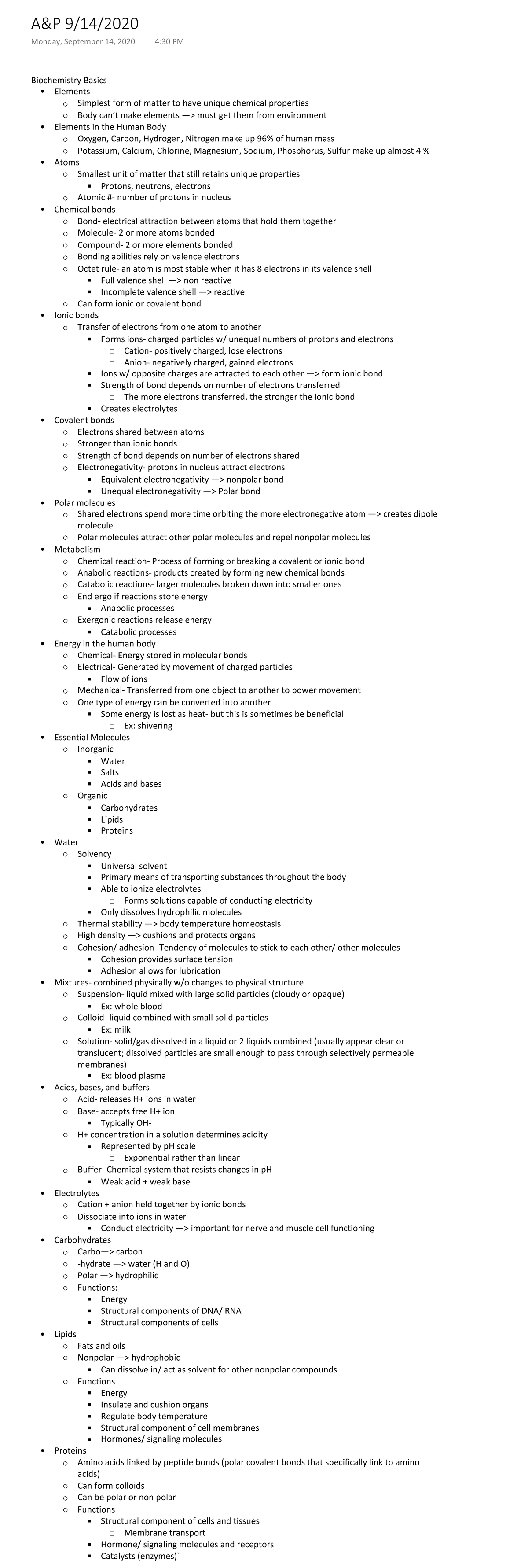A P Biochemistry Basics Biochemistry Basics Elements Simplest Form a-p-biochemistry-basics-biochemistry-basics-elements-simplest-form