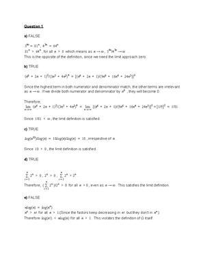 101hw1F20 sols - homework solution - CSE 101 FALL 2020 Homework 1 solutions Due: Thursday, 10/8 ...
