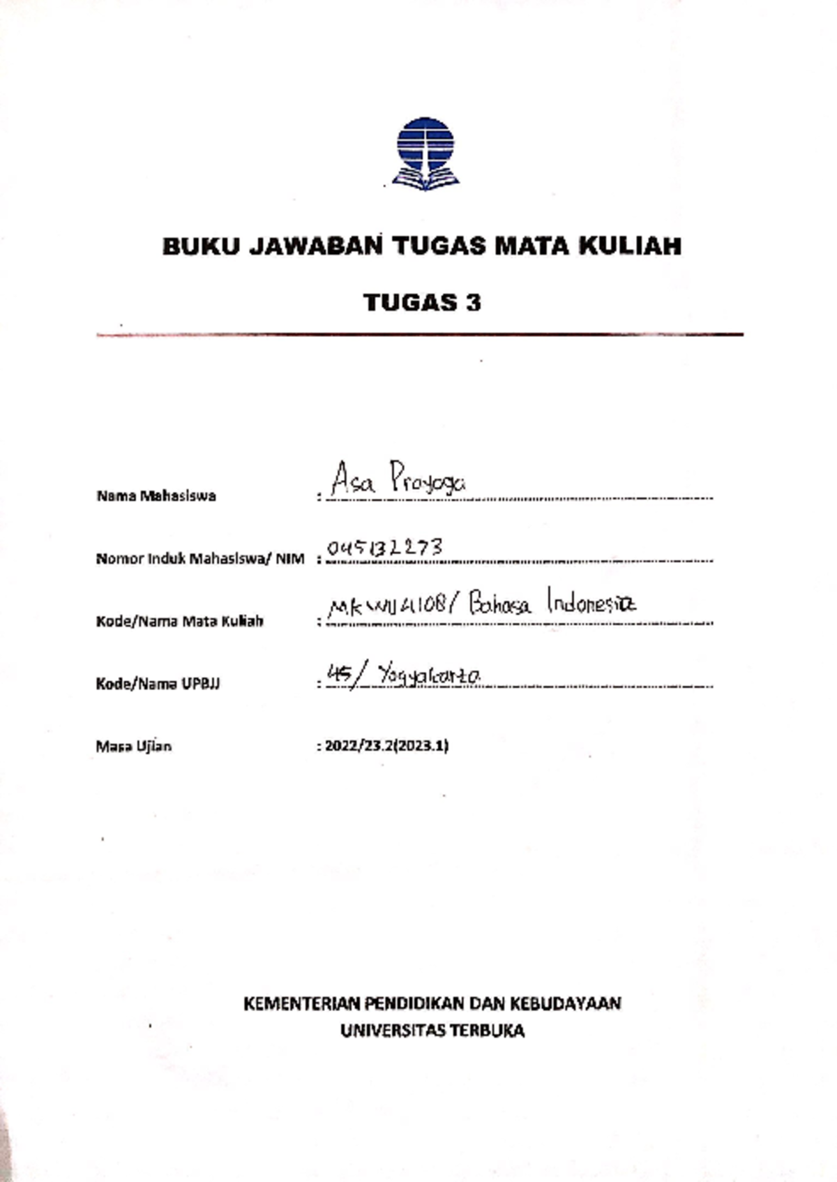 BJT Tugas 3 - Pppppp - Akuntansi Dasar - Studocu