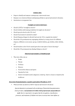 Reading 1 Social model of disability - Social model of disability ...