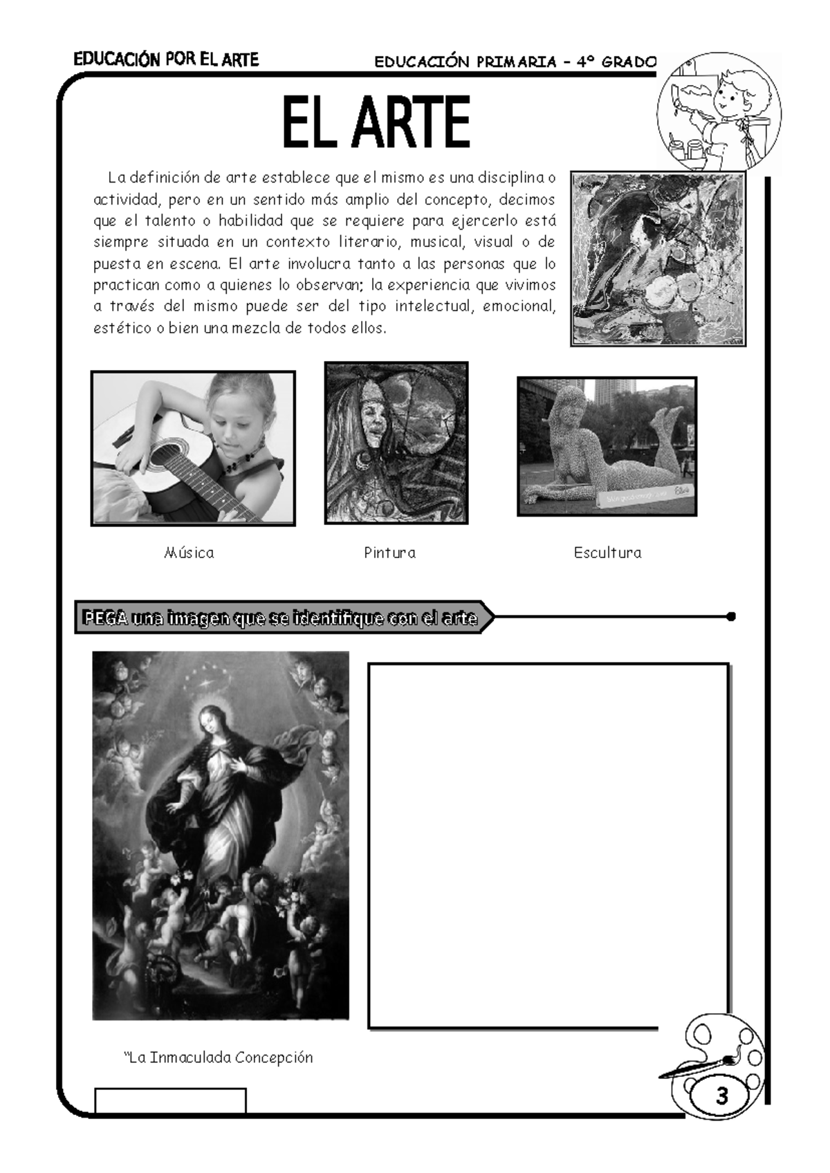 Libro ARTE 4º - La definición de arte establece que el mismo es una ...