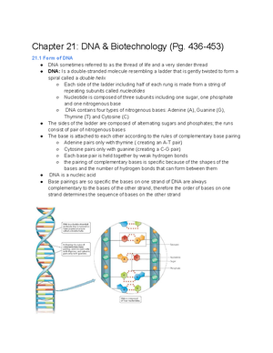 All the lecture notes for the course Biology 101 - Chapter 1 Humans in ...