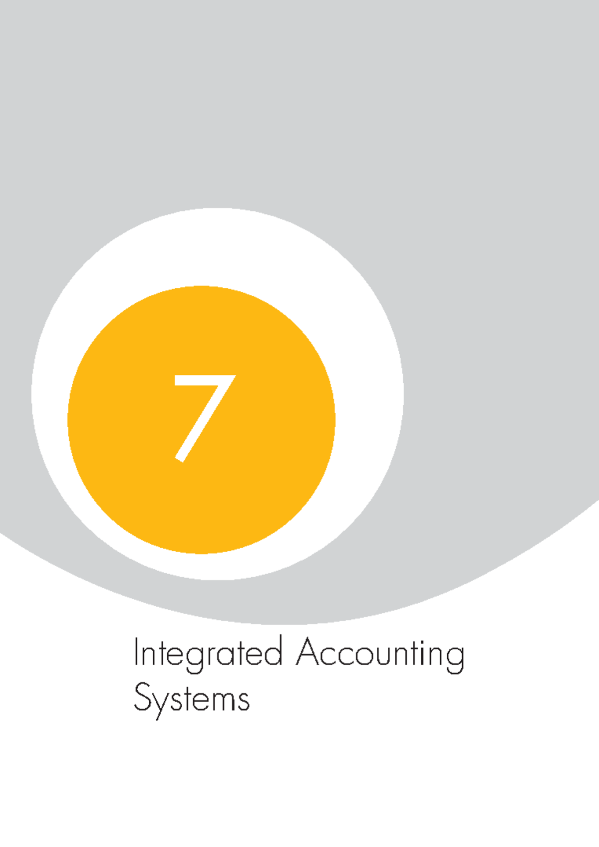 7 - Integrated Accounting Systems - 7 Integrated Accounting Systems 171 ...