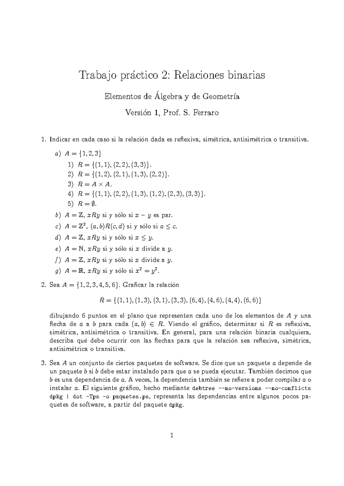 Practico 2-rel-bin - algebra - Trabajo pr ́actico 2: Relaciones ...
