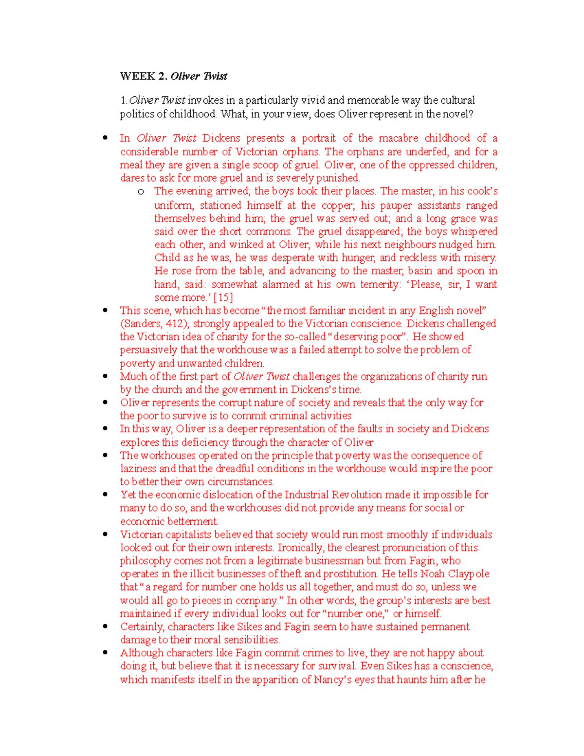 Tutorial work - Complete tutorial questions and answers - WEEK 2 ...