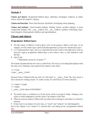 Introduction to python programming - BPLCK205 - VTU - Studocu