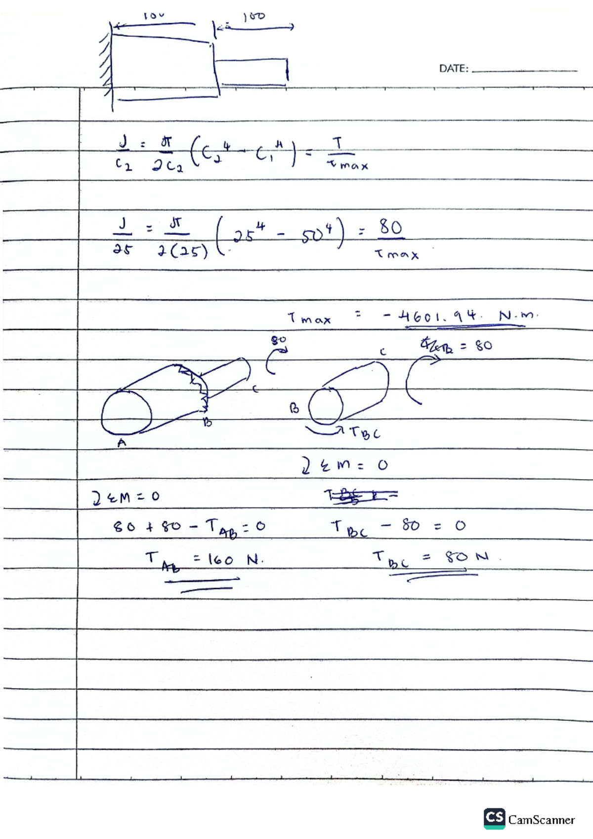 QUIZ 3 - solid mechanic - CamScanner - Studocu