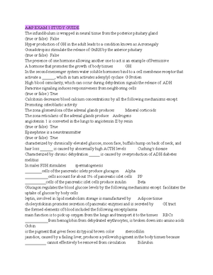 Endocrine System Study Guide - I. Endocrine Overview a. The endocrine ...