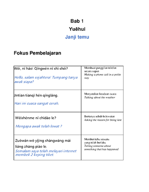 mandarin role play - Mandarin Language Project Script Course: Introductory Mandarin Level 2 ...