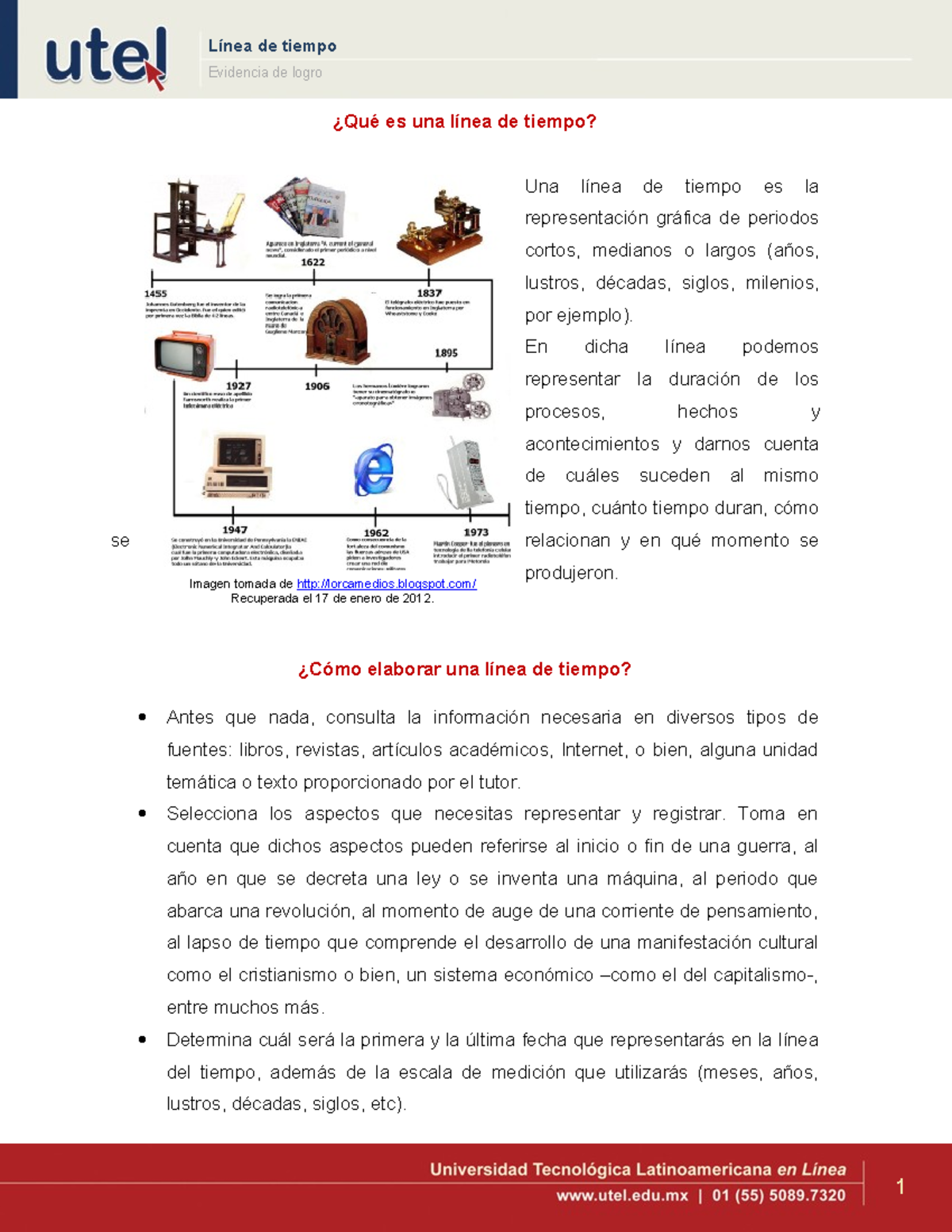 Linea tiempo de redes de datos para un mejor avance tecnológico y ...