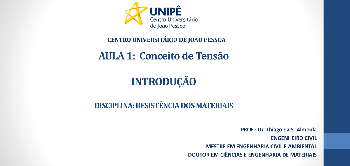 AULA%201%20TENS%C3%83O%20 Normal%20E%20POR%20 Cisalhamento%20-%20Aula ...