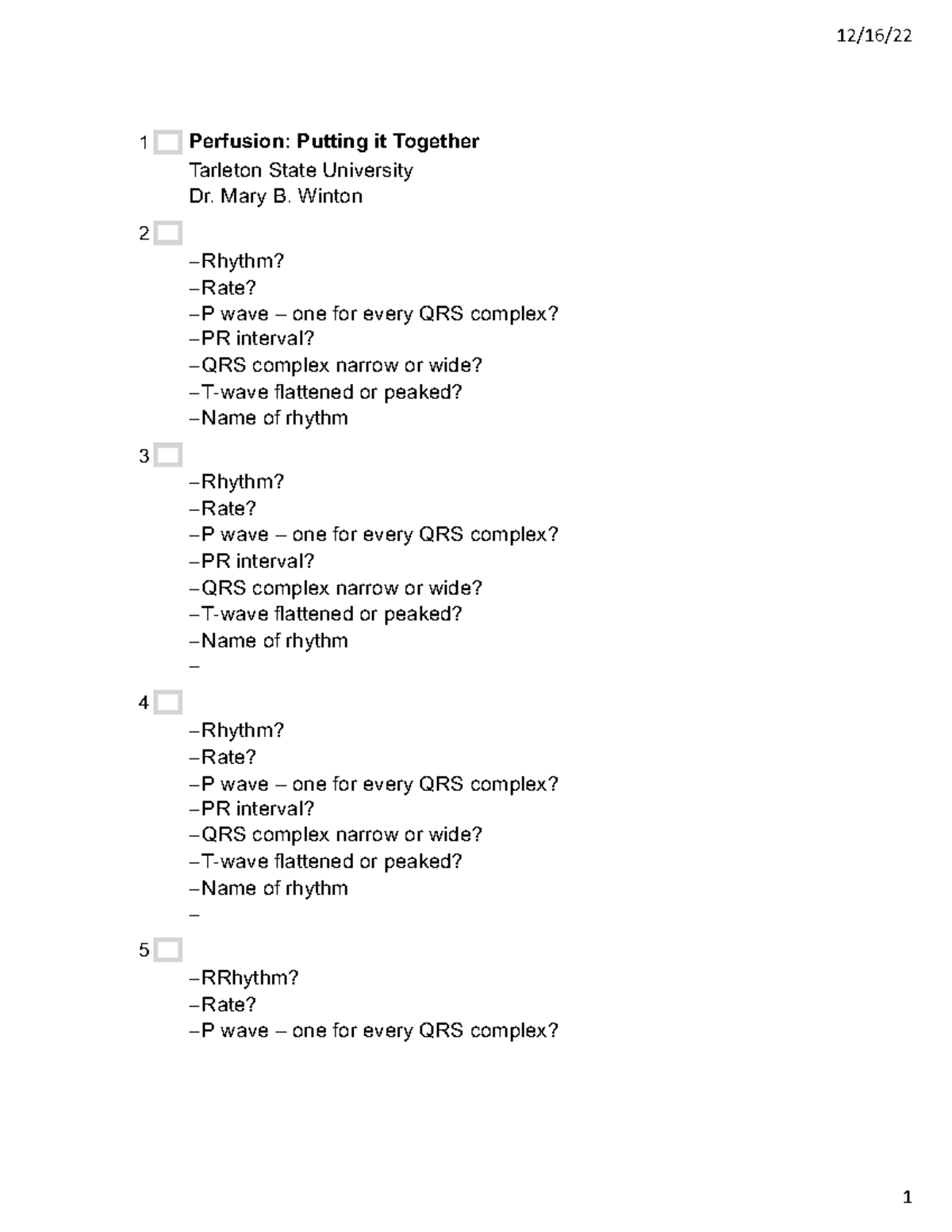 Perfusion Putting it together (1)- Mary Winton- Nursing Pathophysiology ...