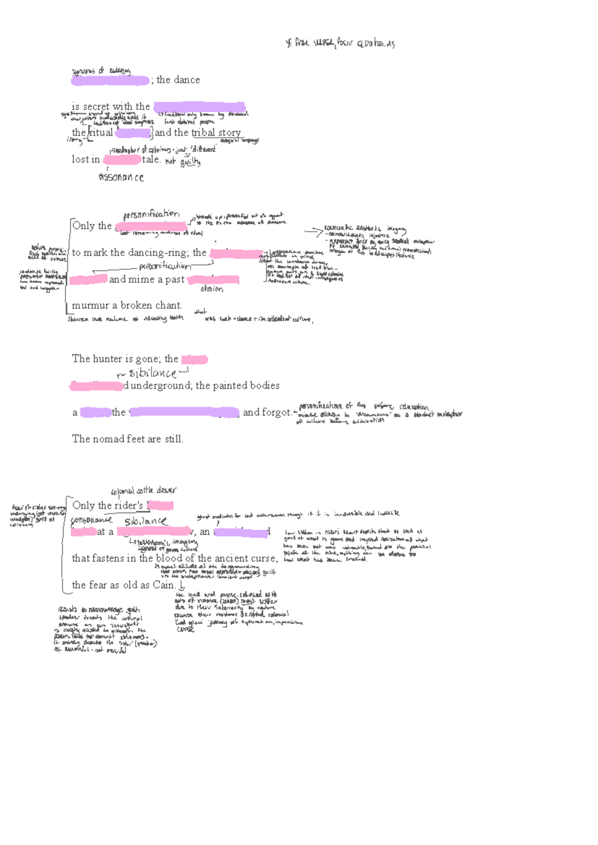 Bora Ring Annotation Oral Task - The song is gone; the dance is secret with the dancers in the ...