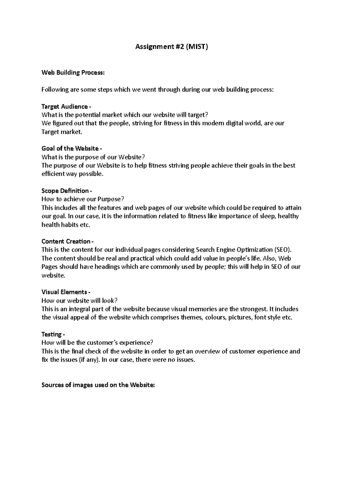 Assignment #2 MIST section 6 is beneficial for learning - Assignment #2 ...