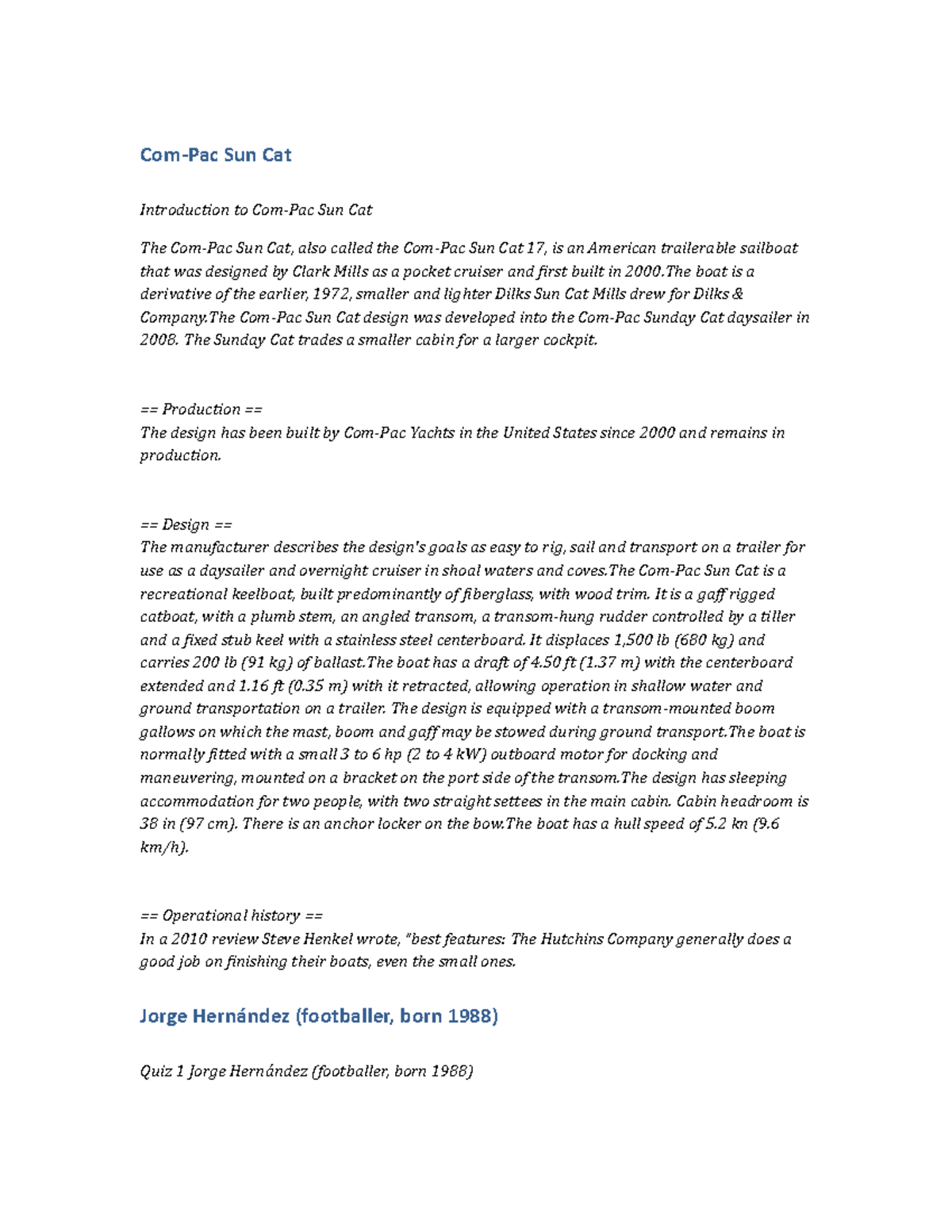 PSY167 Notes Com-Pac Sun Cat - Com-Pac Sun Cat Introduction to Com-Pac ...