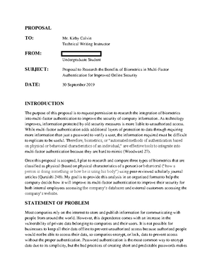 Technical Report Outline - ENGL 303- 4 April 2023 Technical Report ...