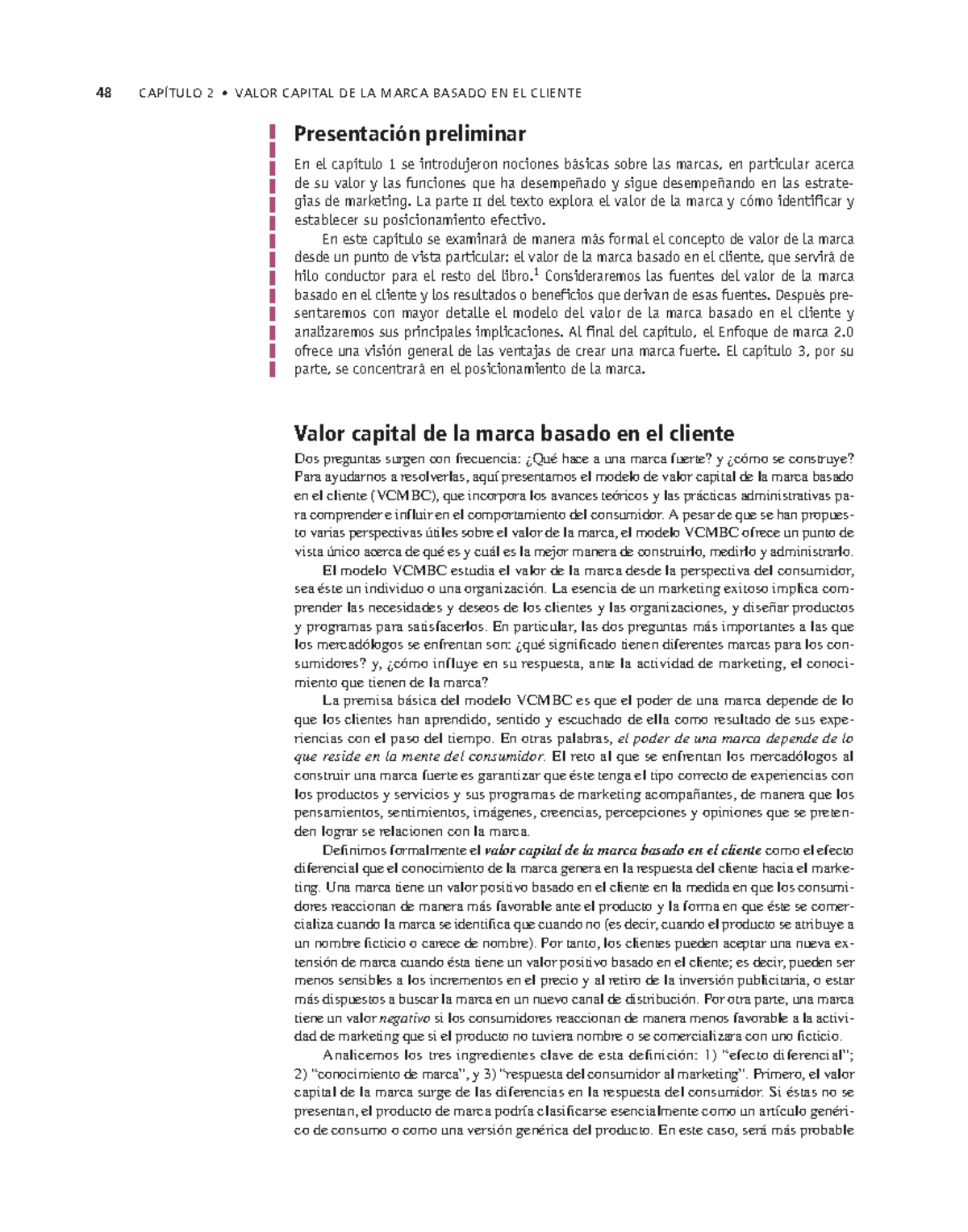 CAPITULO 2 VALOR CAPITAL DE LA MARCA BASADO EN EL CLIENTE - 48 CAPÍTULO ...